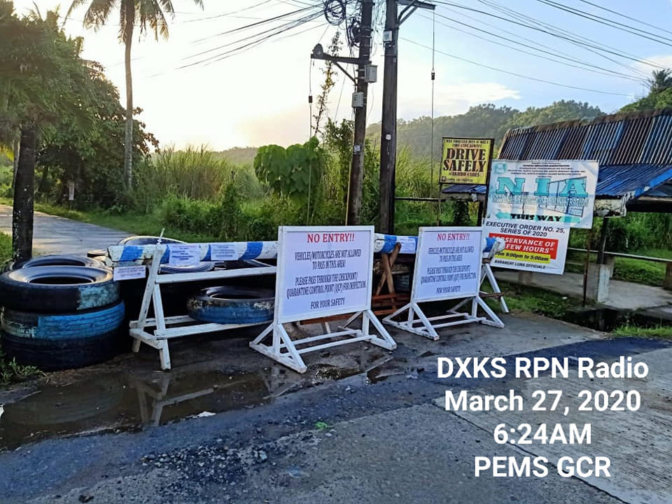 SITIO BACUD, BRGY. LUNA PABILIN NGA NO ENTRY SA MGA SAKYANAN - Radio ...