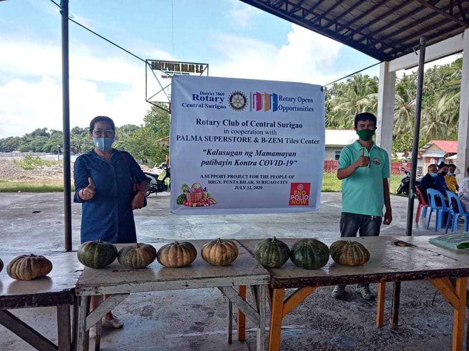 Rotary Club Of Central Surigao Nanghatag Nan Gulay Sanan Karne Sa Taga ...