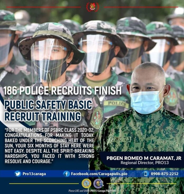186 Police Recruits Finished Public Safety Basic Recruit Training ...