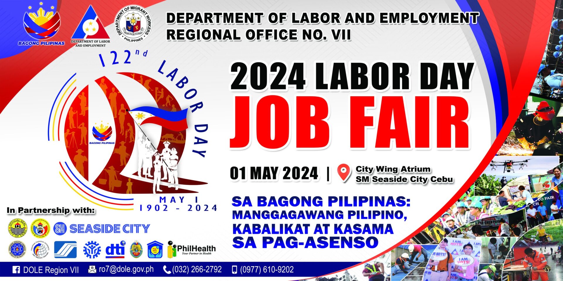 Cebu: DOLE-7 magtanyag og mga nagkadaiyang trabaho atol sa Labor Day ...