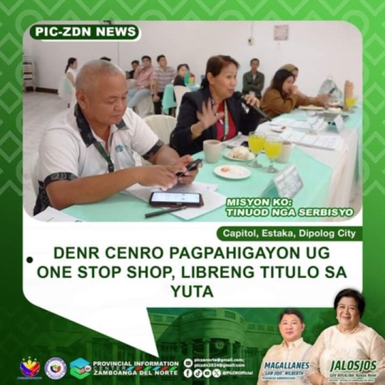 Dipolog: DENR-CENRO magpahigayon One Stop Shop, libre'ng patitulo sa ...