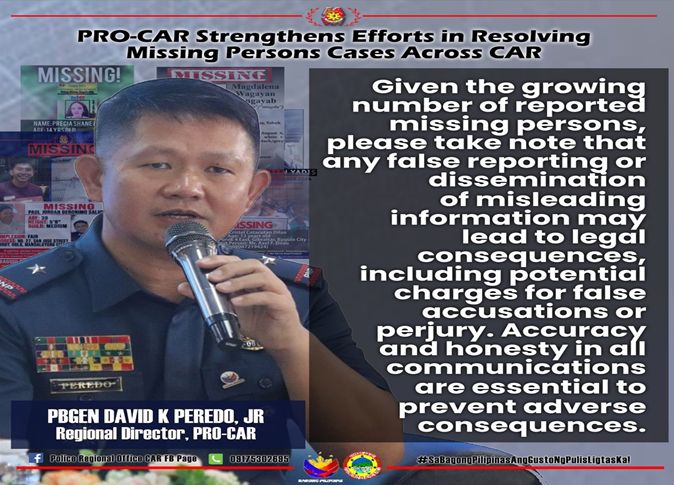 Baguio: Police Regional Office pinaigting ang pagsisikap nito upang ...