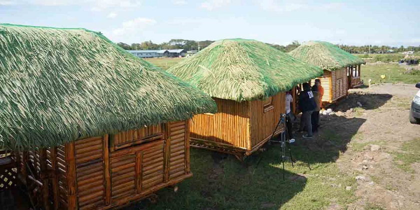 Bacolod: Bago City builds eco-friendly nipa huts for Kanlaon evacuees ...