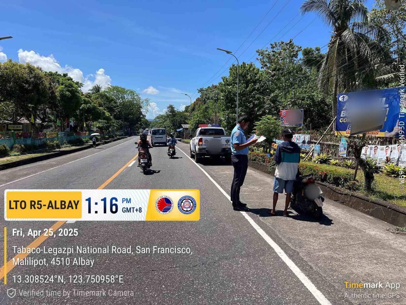 Iriga: LTO Bicol, mas pinaigting na roadside operations para sa ligtas ...