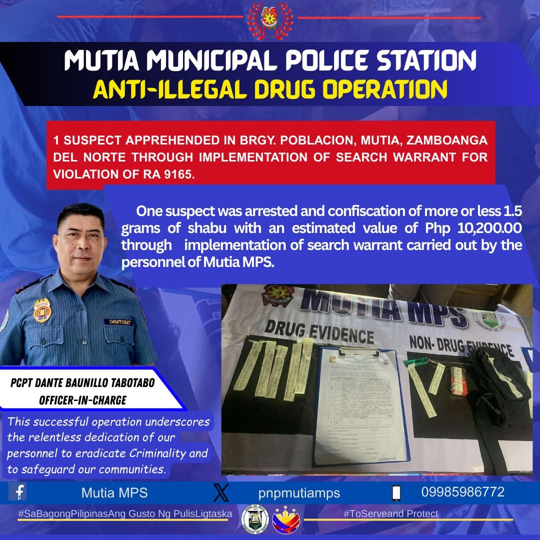 Dipolog: SUSPEK SA PAGPAYUHOT SA ILEGAL NGA DRUGAS,NASIKOP SA ANTI ...