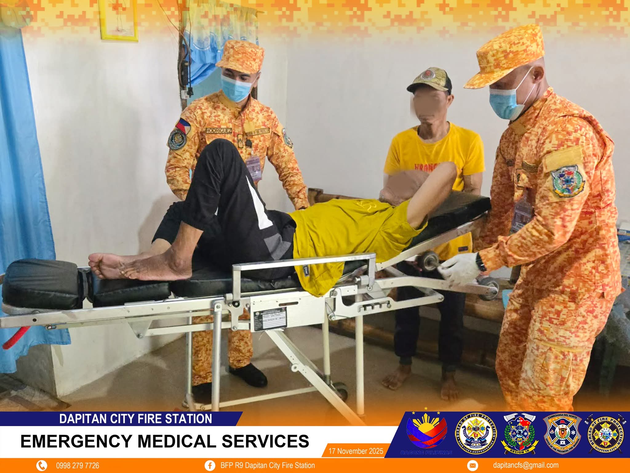 DIPOLOG: 88-ANYOS NGA LALAKI GIRESPONDEHAN SA DAPITAN CITY FIRE STATION ...