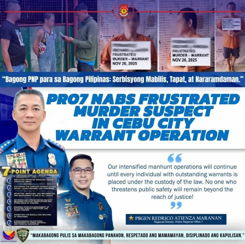 Cebu: PRO7 NAKASIKOP SA SUSPEK SA FRUSTRATED MURDER SA CEBU CITY ...