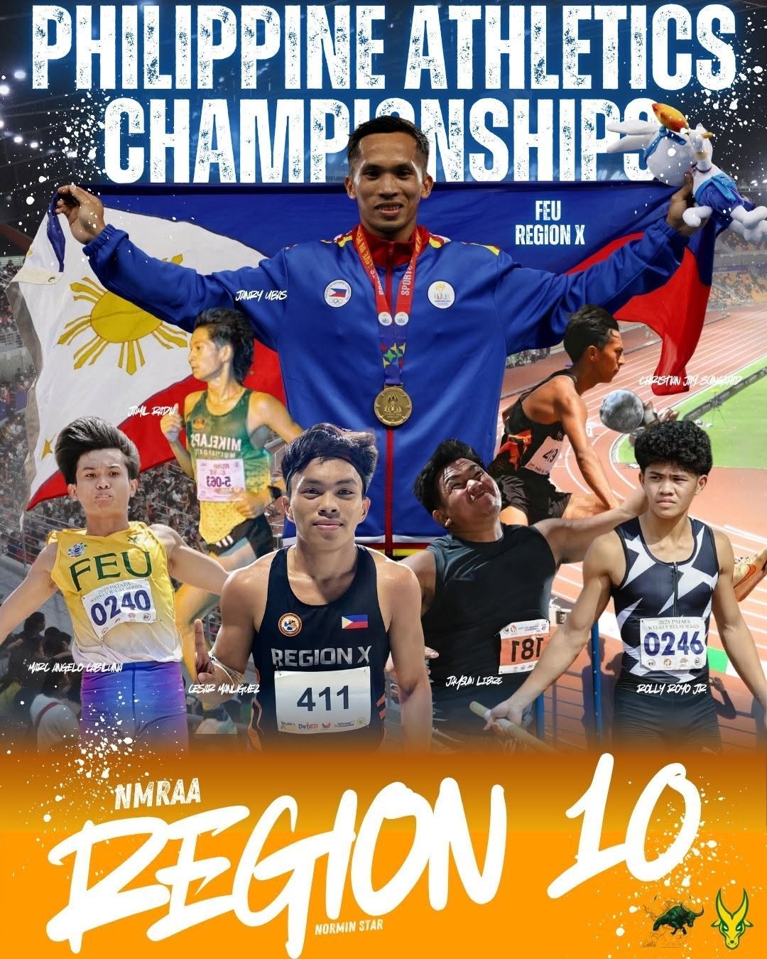 Region 10 Athletes mosangka sa 2026 Philippine Athletics Championship ...